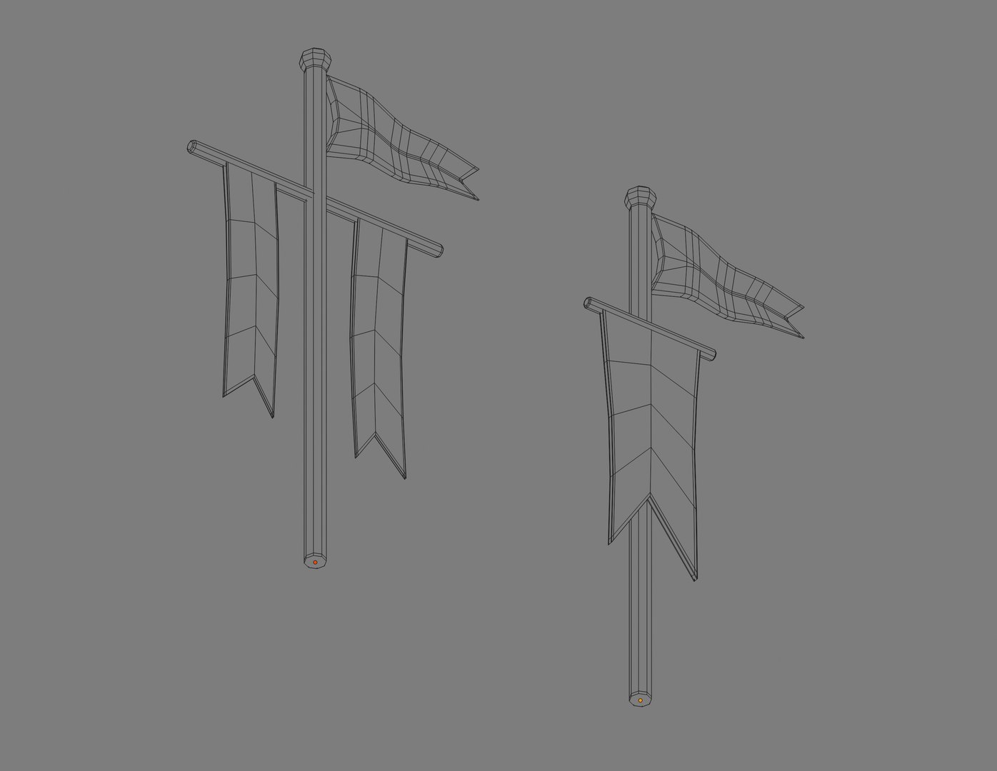 Flag Stand 3D Model - TurboSquid 1757381