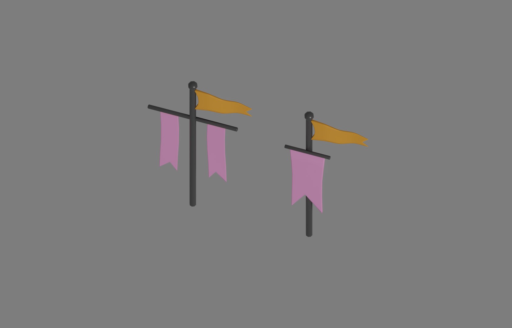 Flag Stand 3D Model - TurboSquid 1757381