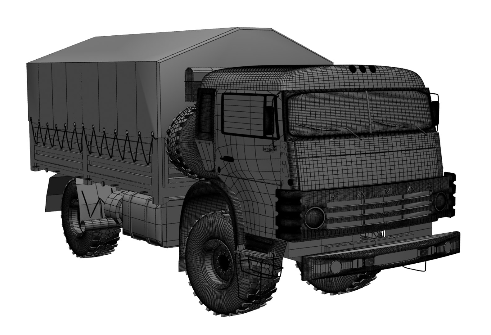 3d Kamas 4350 Truck
