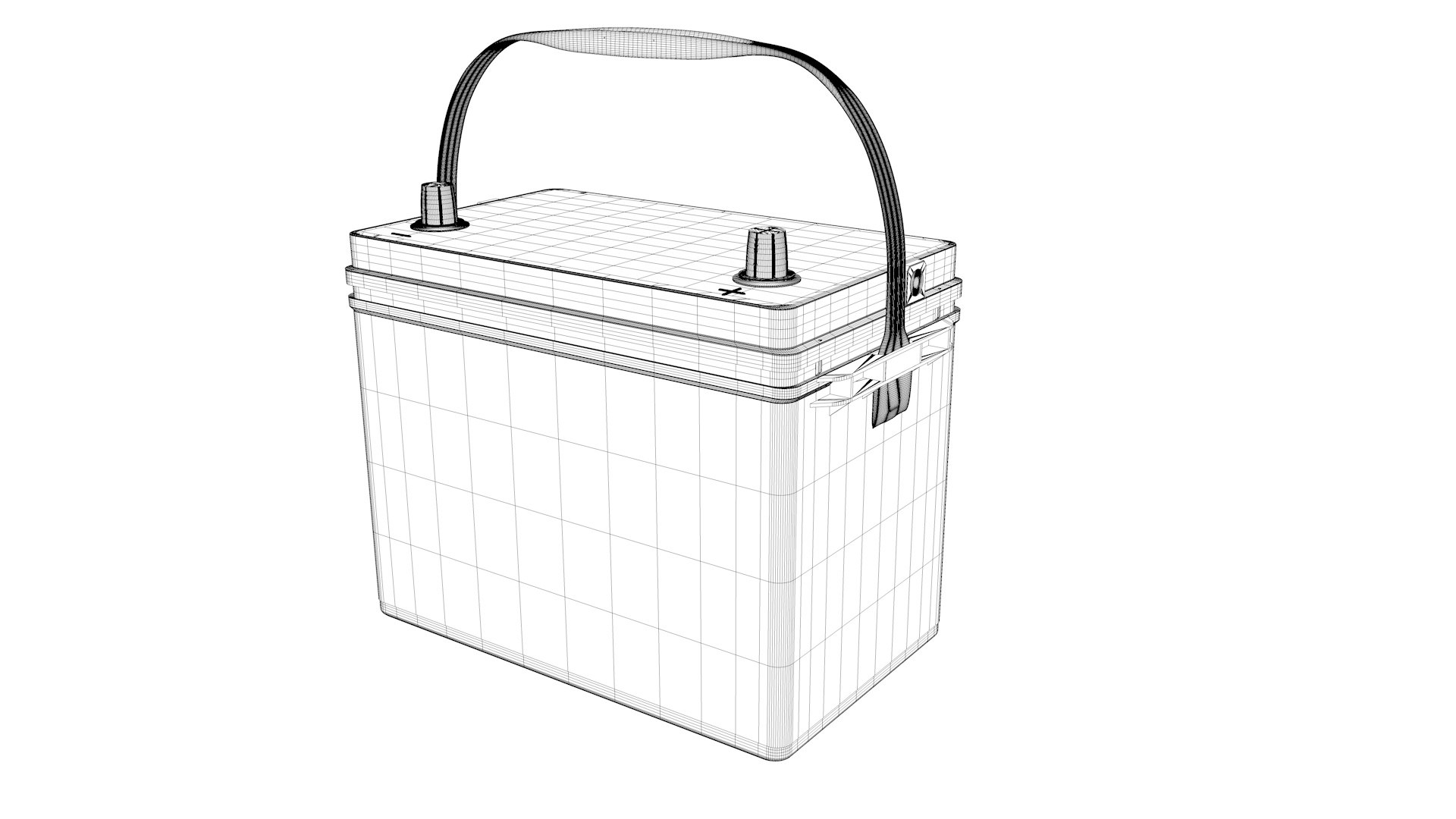 Car Battery 3D Model - TurboSquid 2148355