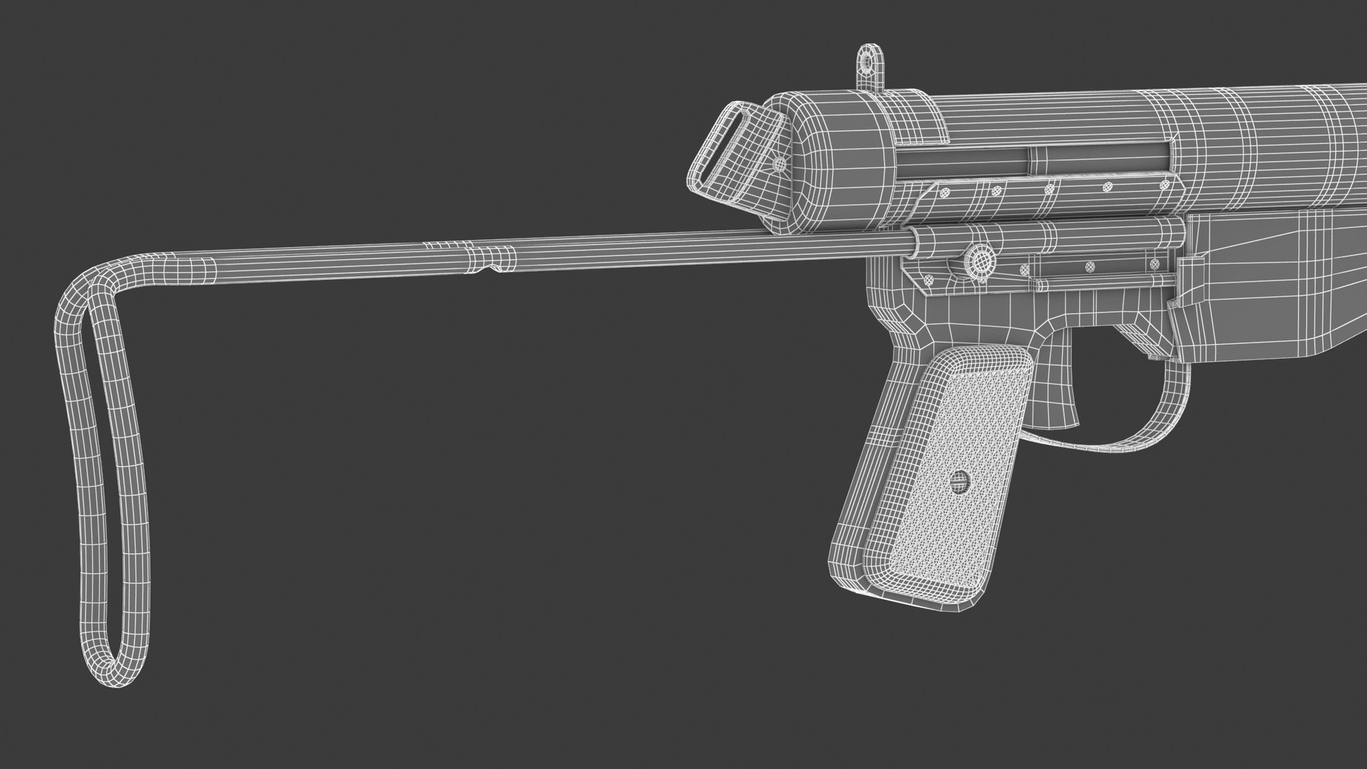 3D FBP Submachine Gun - TurboSquid 1760514