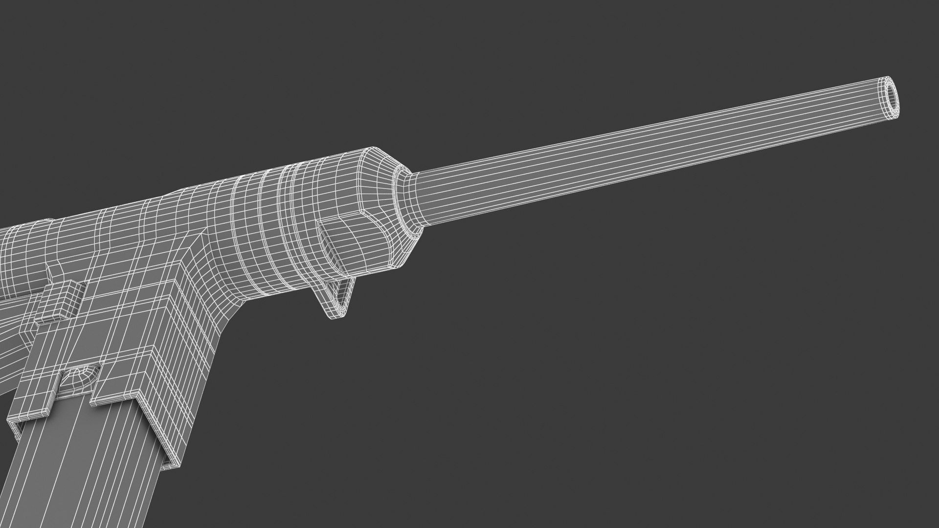 3D FBP submachine gun - TurboSquid 1760514