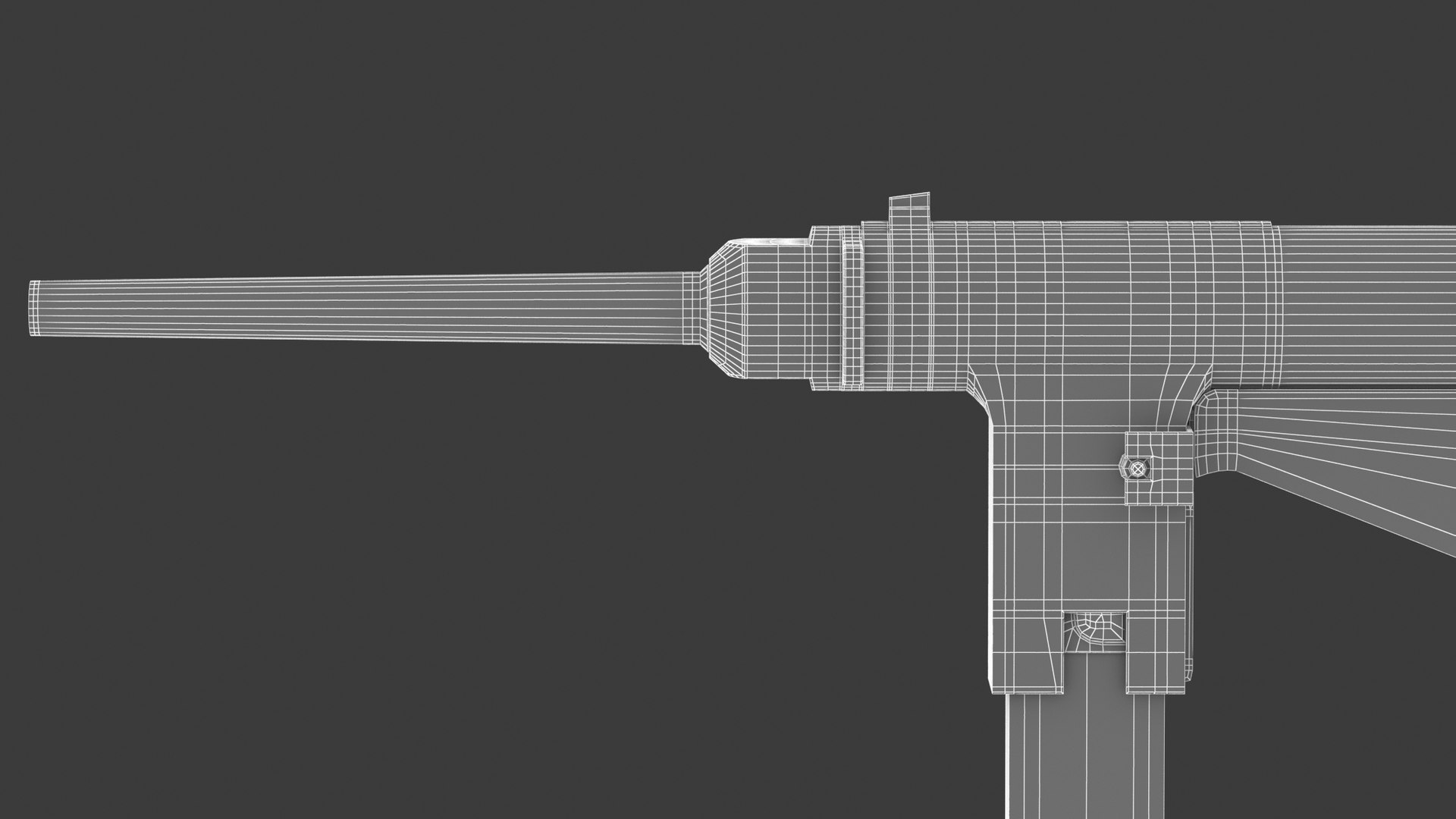 3D FBP Submachine Gun - TurboSquid 1760514