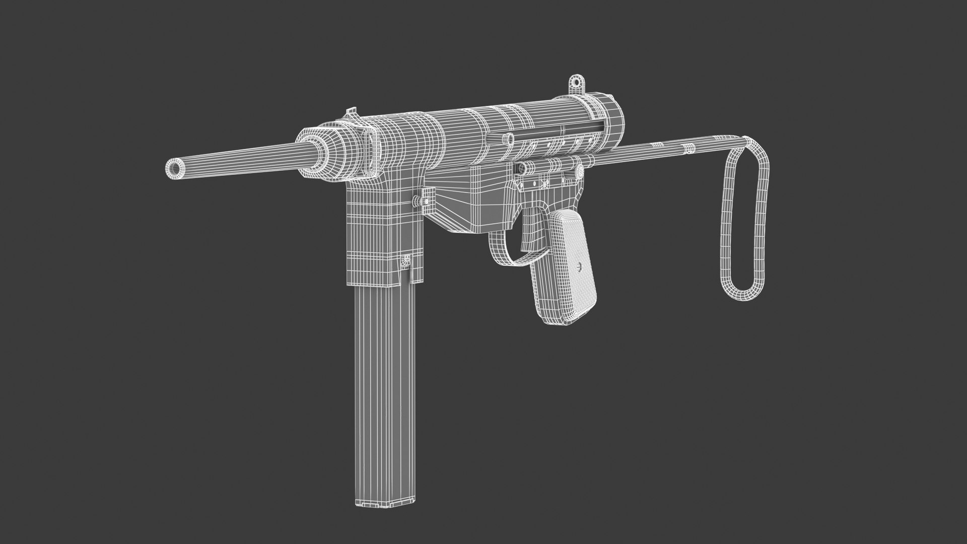 3D FBP Submachine Gun - TurboSquid 1760514