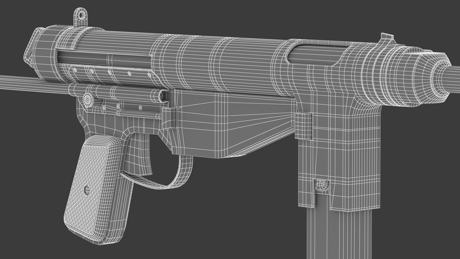 3D FBP Submachine Gun - TurboSquid 1760514