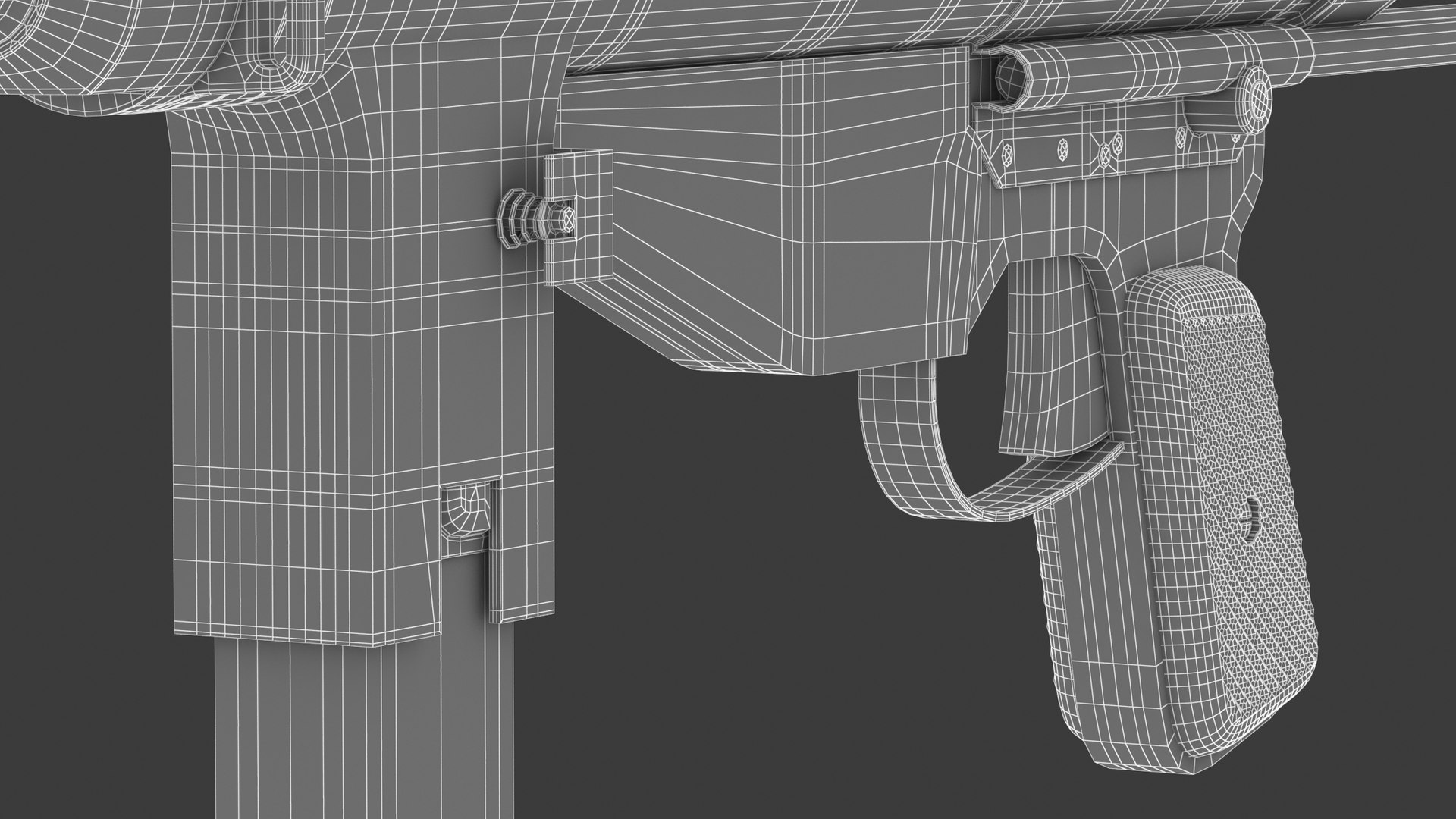 3D FBP Submachine Gun - TurboSquid 1760514