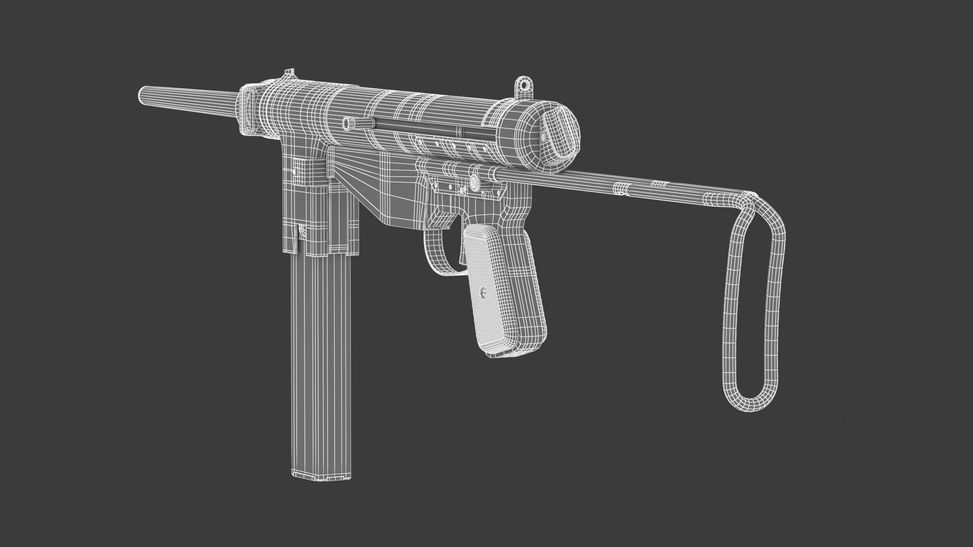 3D FBP Submachine Gun - TurboSquid 1760514