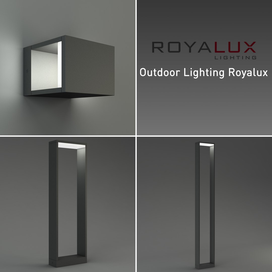 Outdoor Lighting Royalux 3d Model