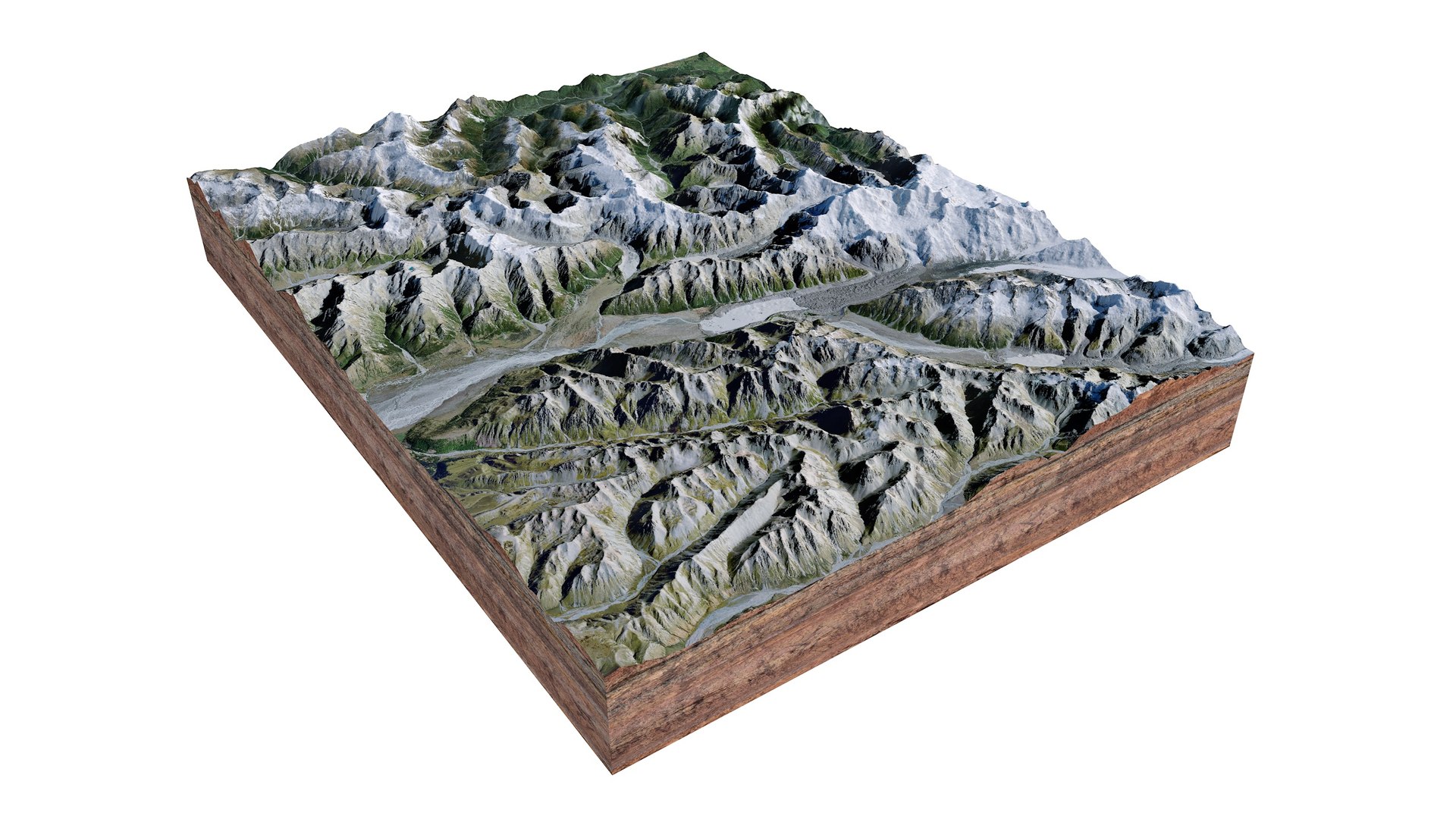 3D Aoraki Mount Cook New Zealand - TurboSquid 2061368