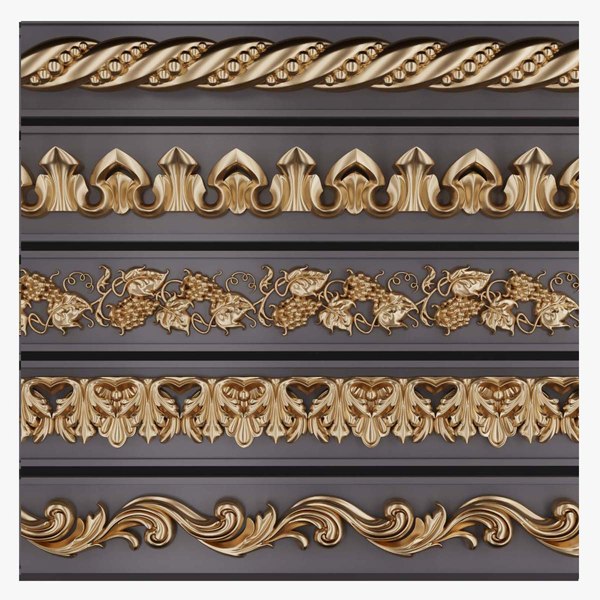 3D Trim Ornament 47 - TurboSquid 1909133