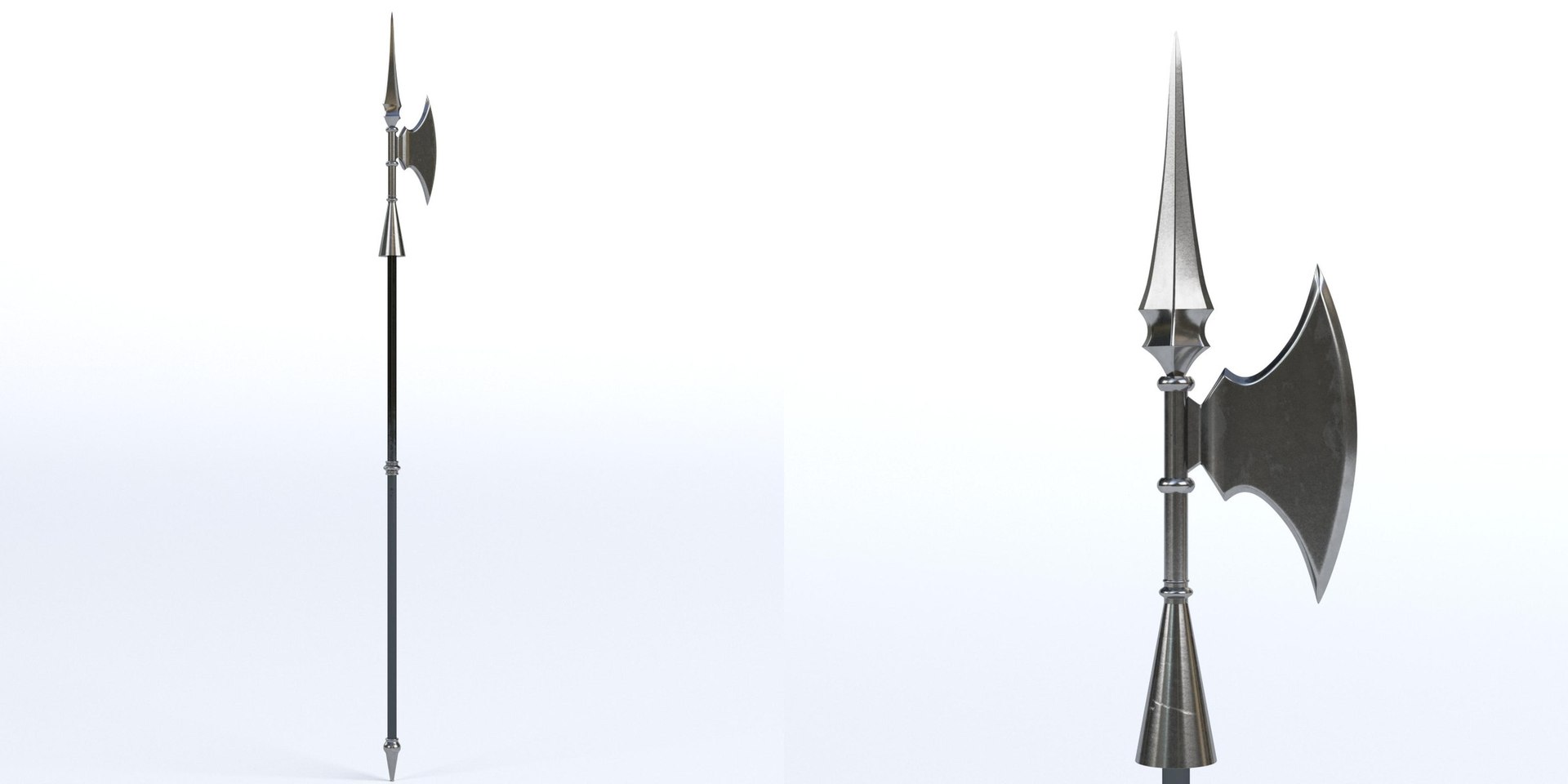 3D medieval halberd - TurboSquid 1425045