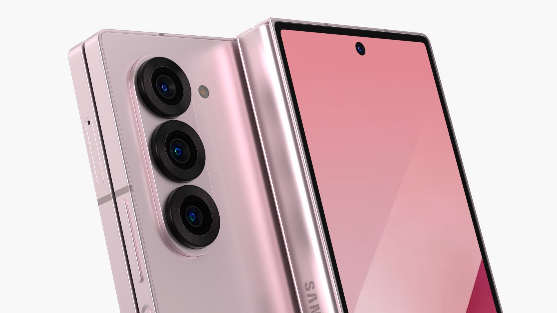 Samsung Galaxy Z Fold 6 Pink Model - TurboSquid 2256119