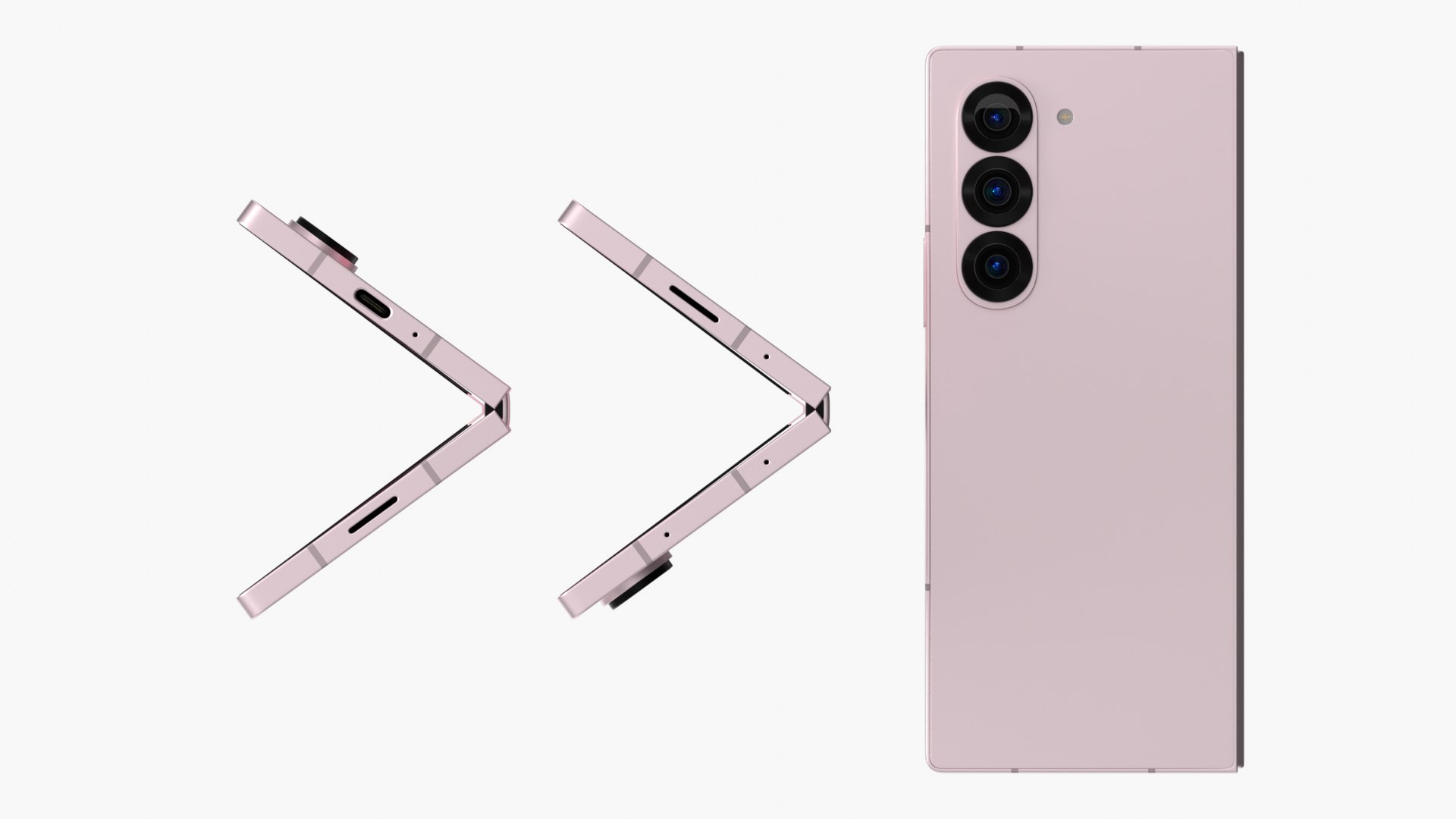 Samsung Galaxy Z Fold 6 Pink Model - TurboSquid 2256119