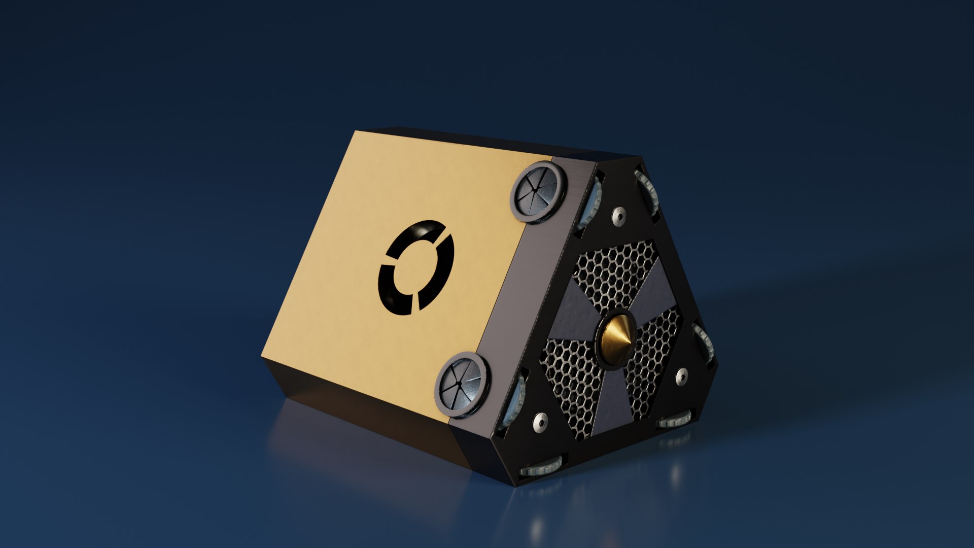 3D Triangular Sci-Fi Power Generator model - TurboSquid 2163291