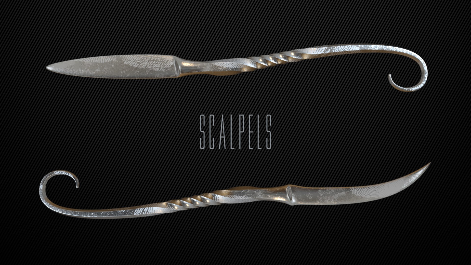 3D 5 Scalpels - TurboSquid 1262078