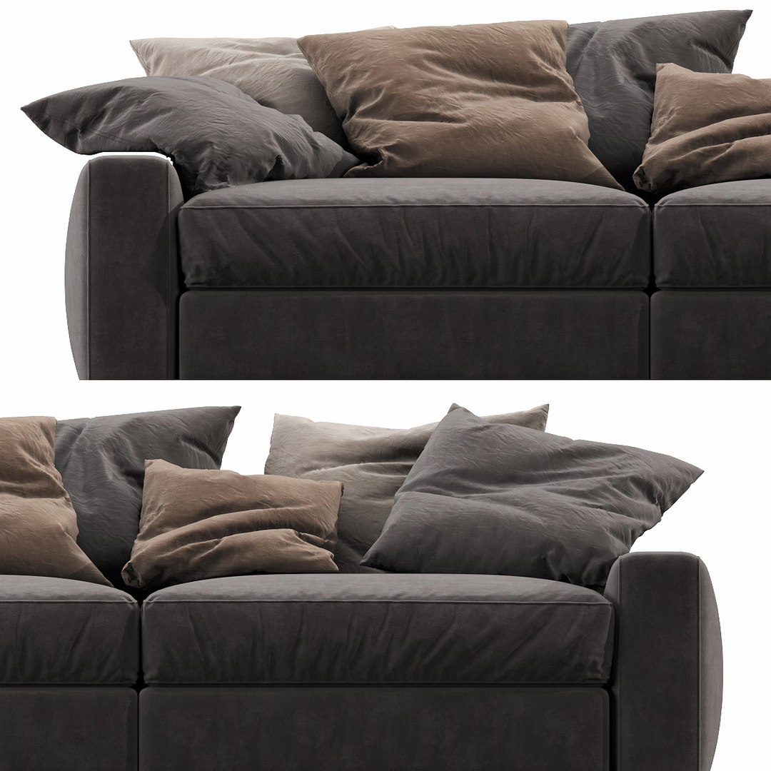 3D Flexform Beauty 2 Seater Model - TurboSquid 1479826