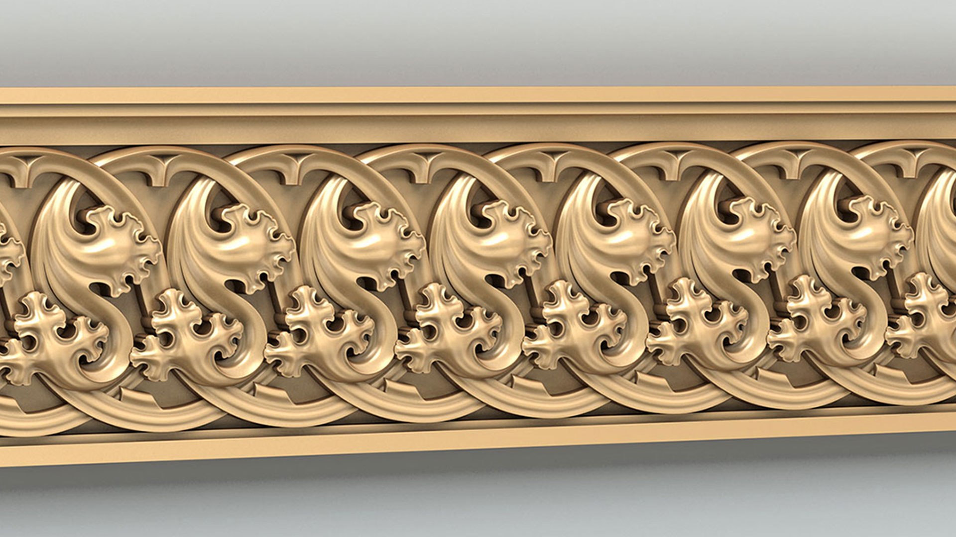 Molding 061 Gothic 3D model - TurboSquid 2088179