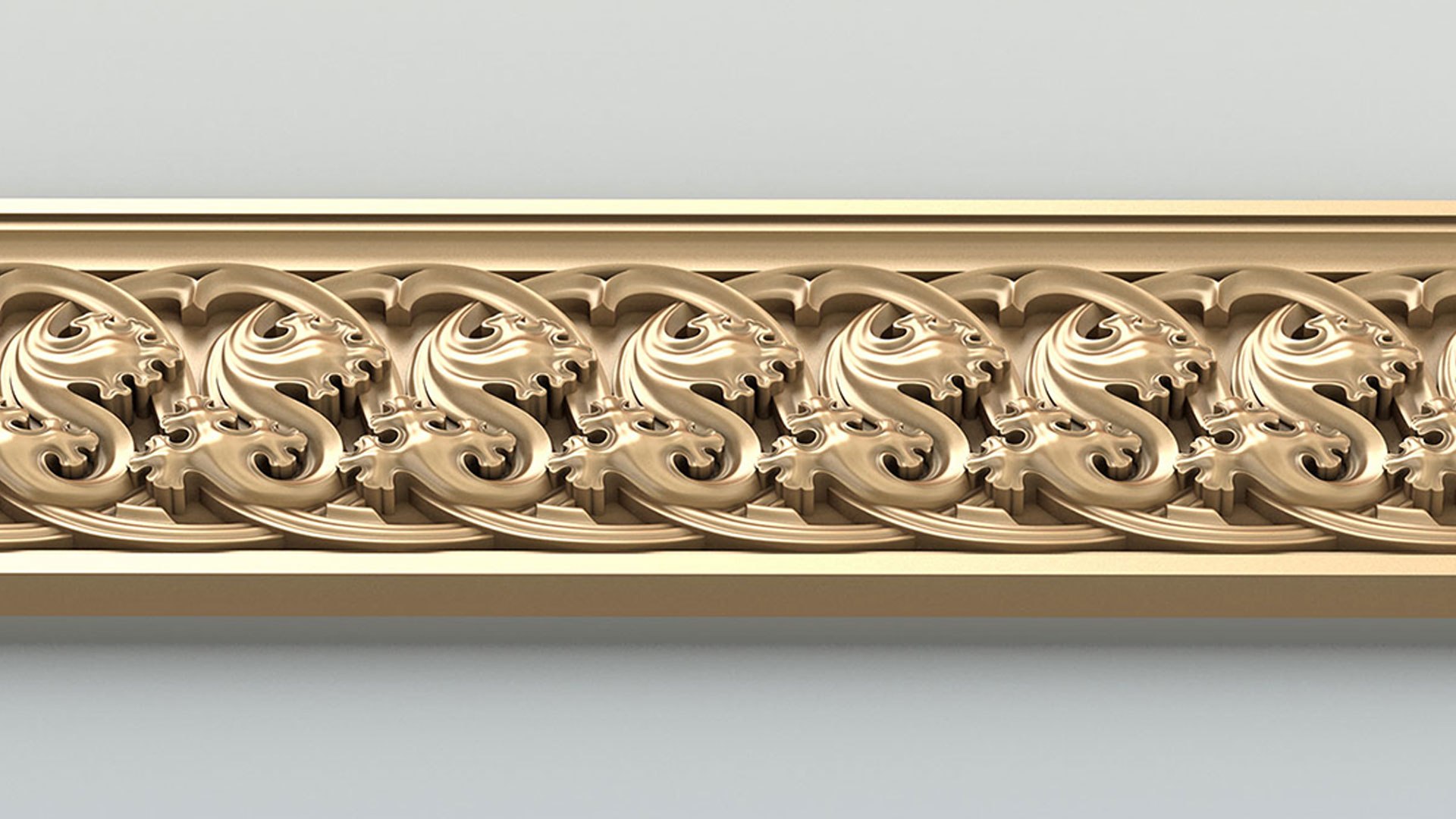 Molding 061 Gothic 3D model - TurboSquid 2088179