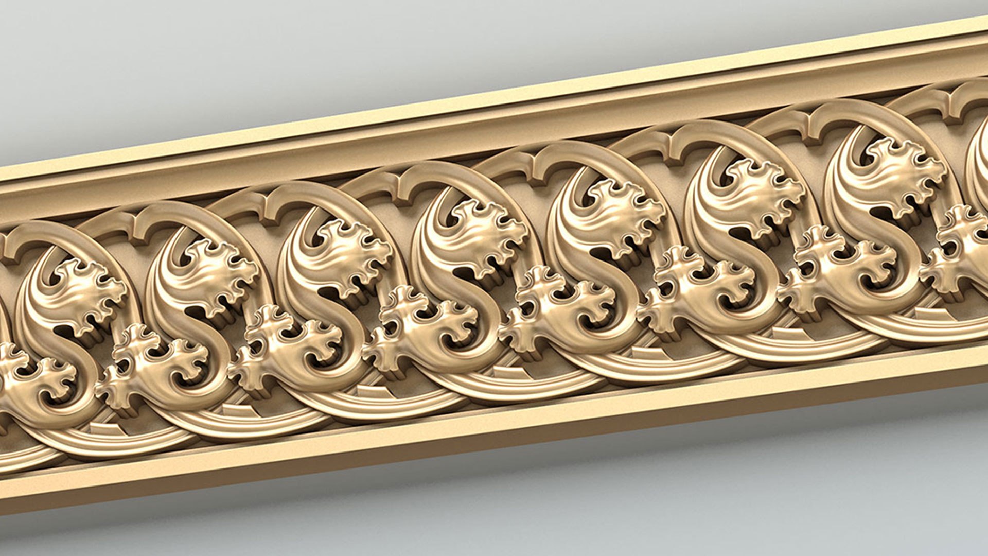 Molding 061 Gothic 3D model - TurboSquid 2088179