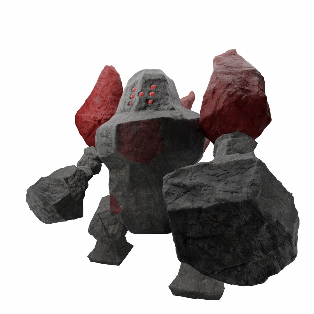 Pokemon Regirock Realistic Version 3D Model - TurboSquid 2514195