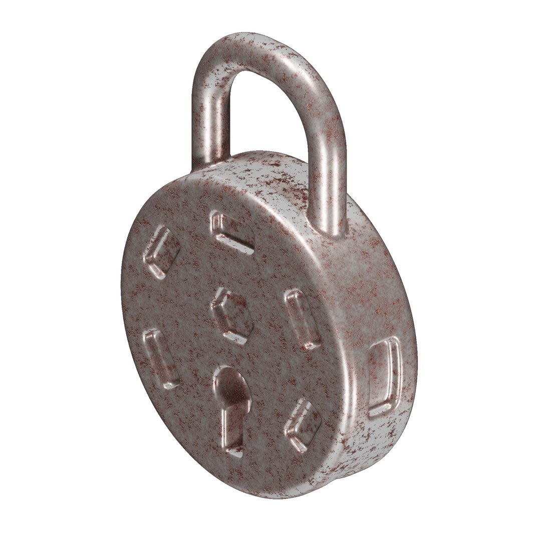 Rusty Lock 3D Model - TurboSquid 2128370