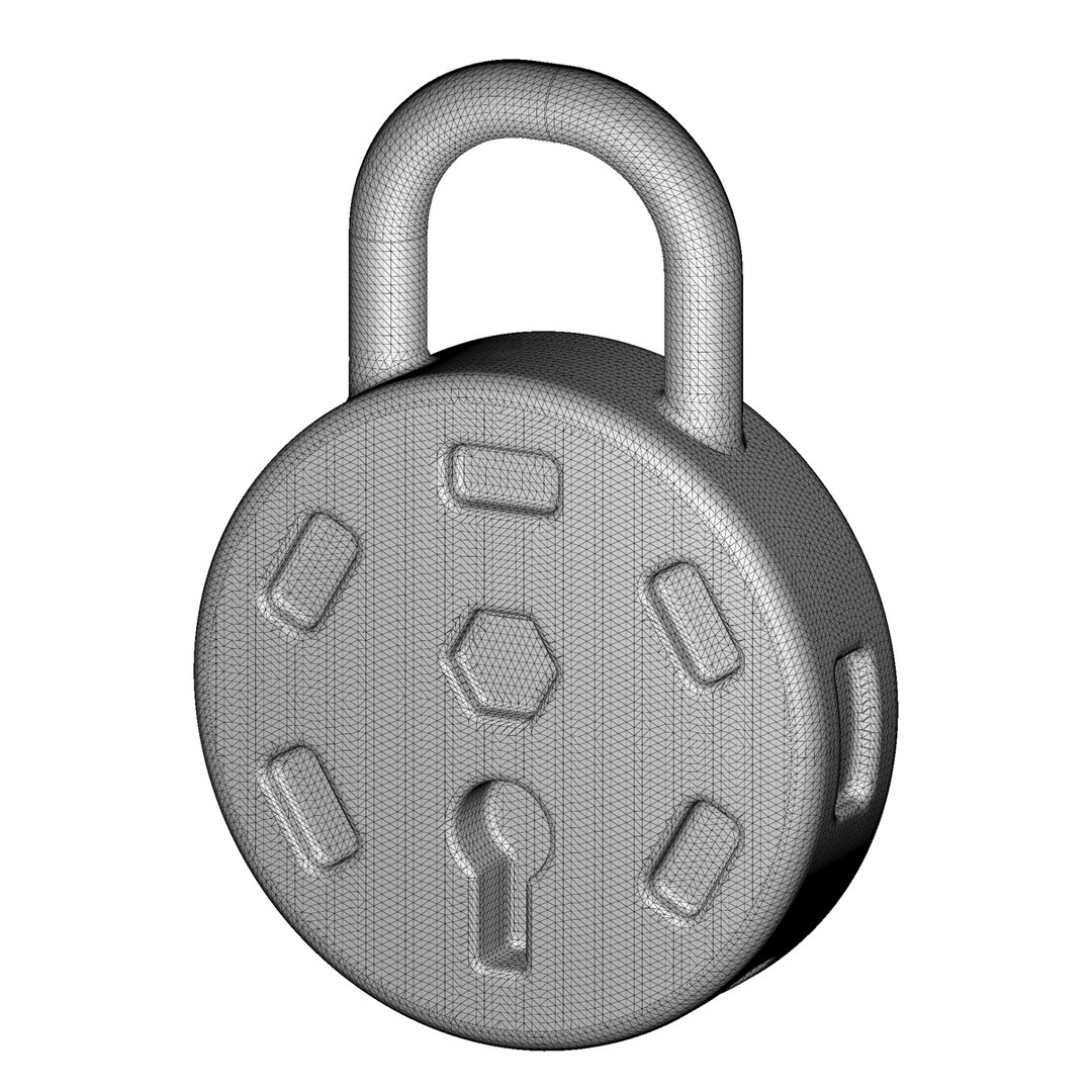 Rusty Lock 3D Model - TurboSquid 2128370