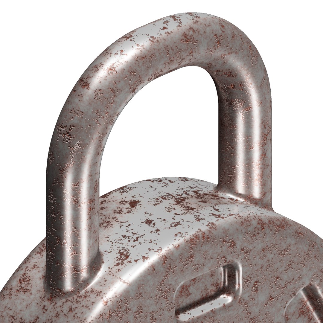 Rusty Lock 3D Model - TurboSquid 2128370
