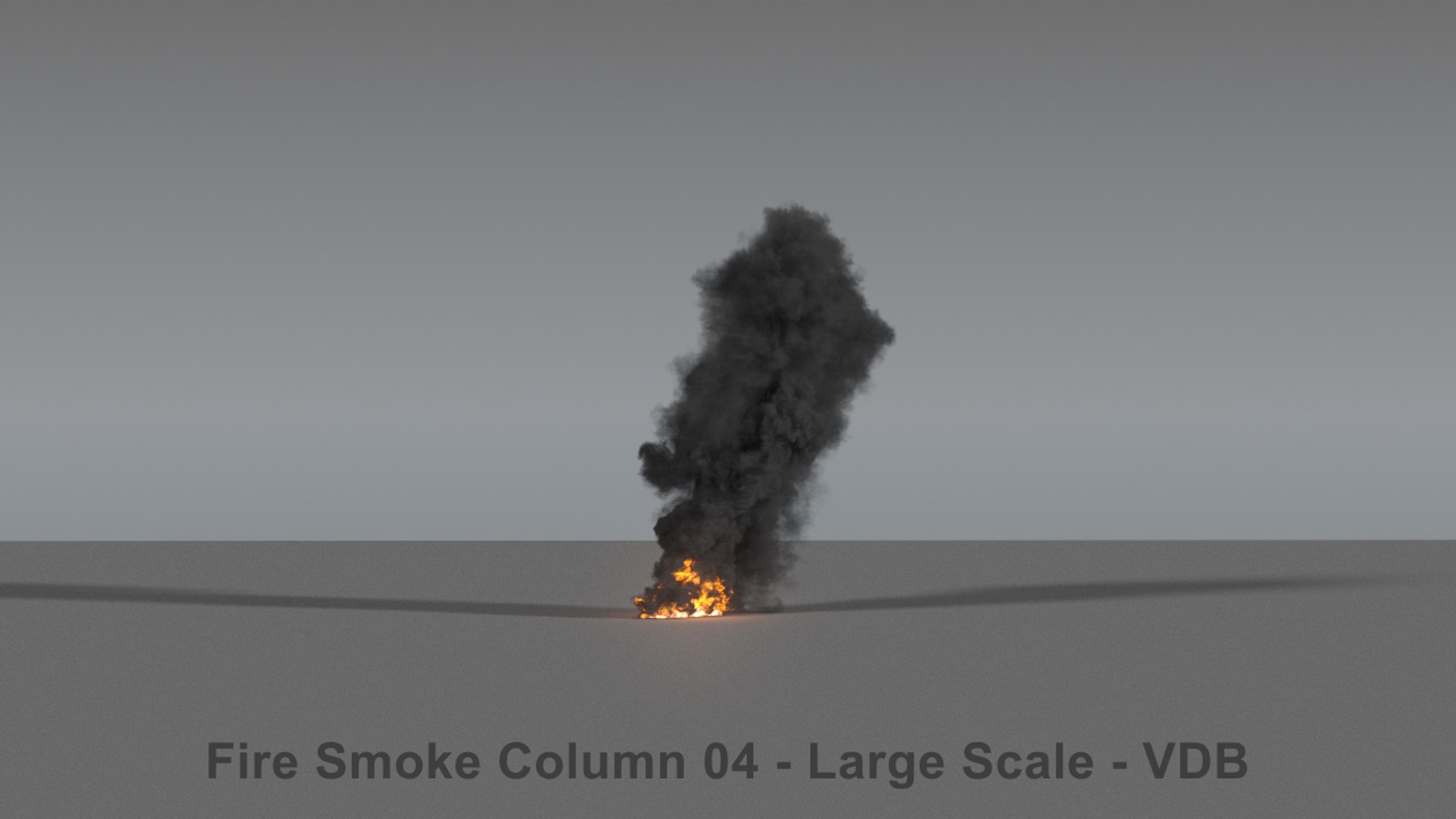 Smoke Column Large Scale 3D Model - TurboSquid 1649360