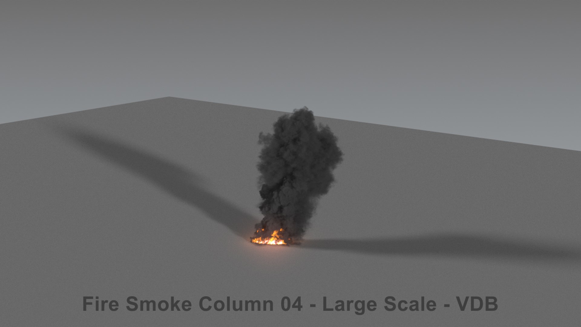 Smoke Column Large Scale 3D Model - TurboSquid 1649360