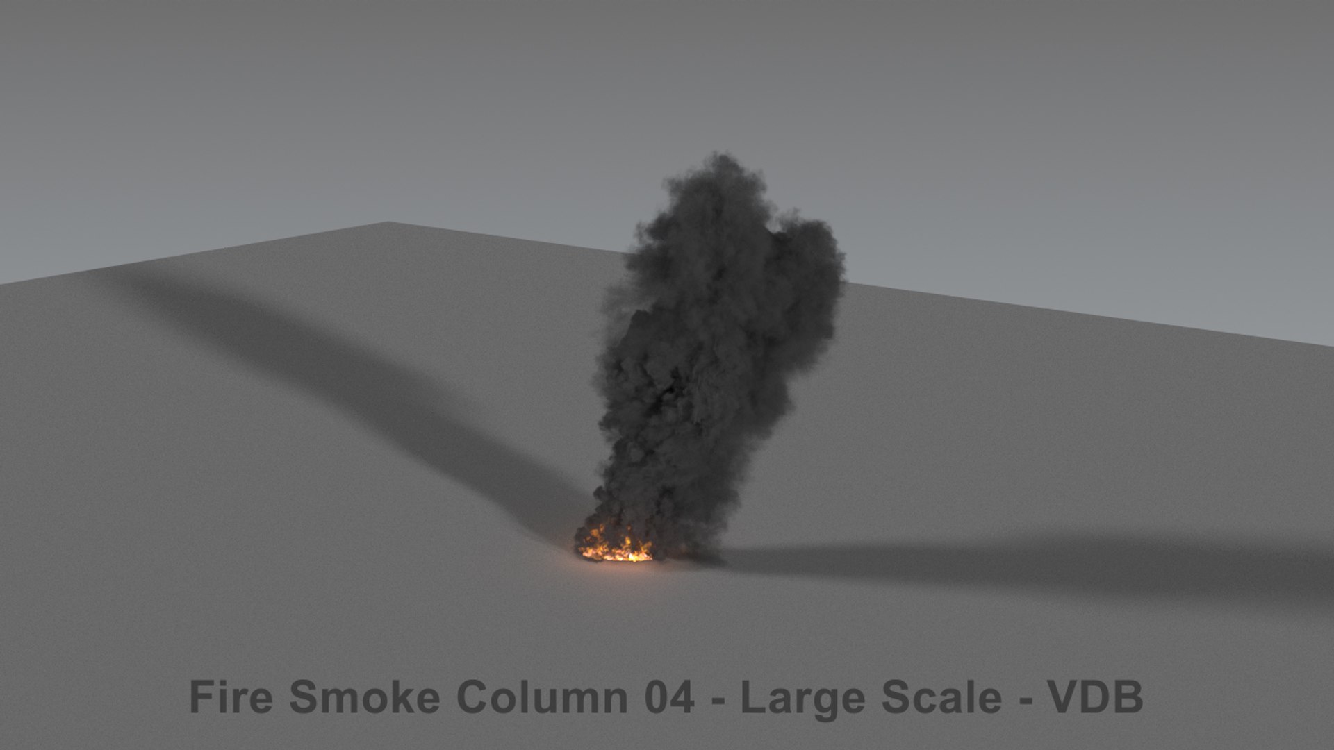 Smoke Column Large Scale 3D Model - TurboSquid 1649360