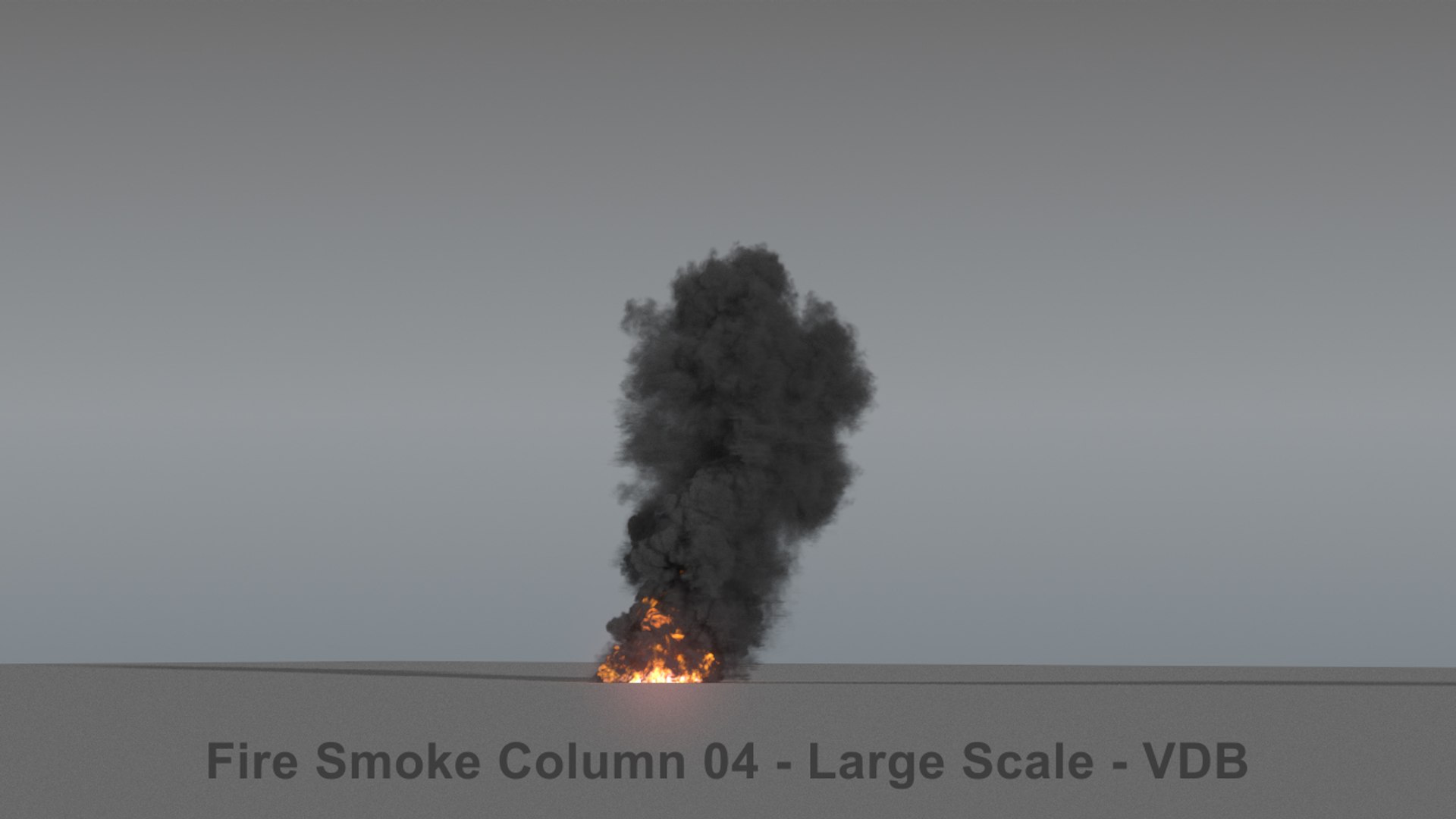Smoke Column Large Scale 3D Model - TurboSquid 1649360
