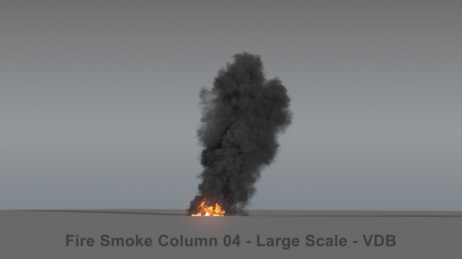 Smoke Column Large Scale 3D Model - TurboSquid 1649360