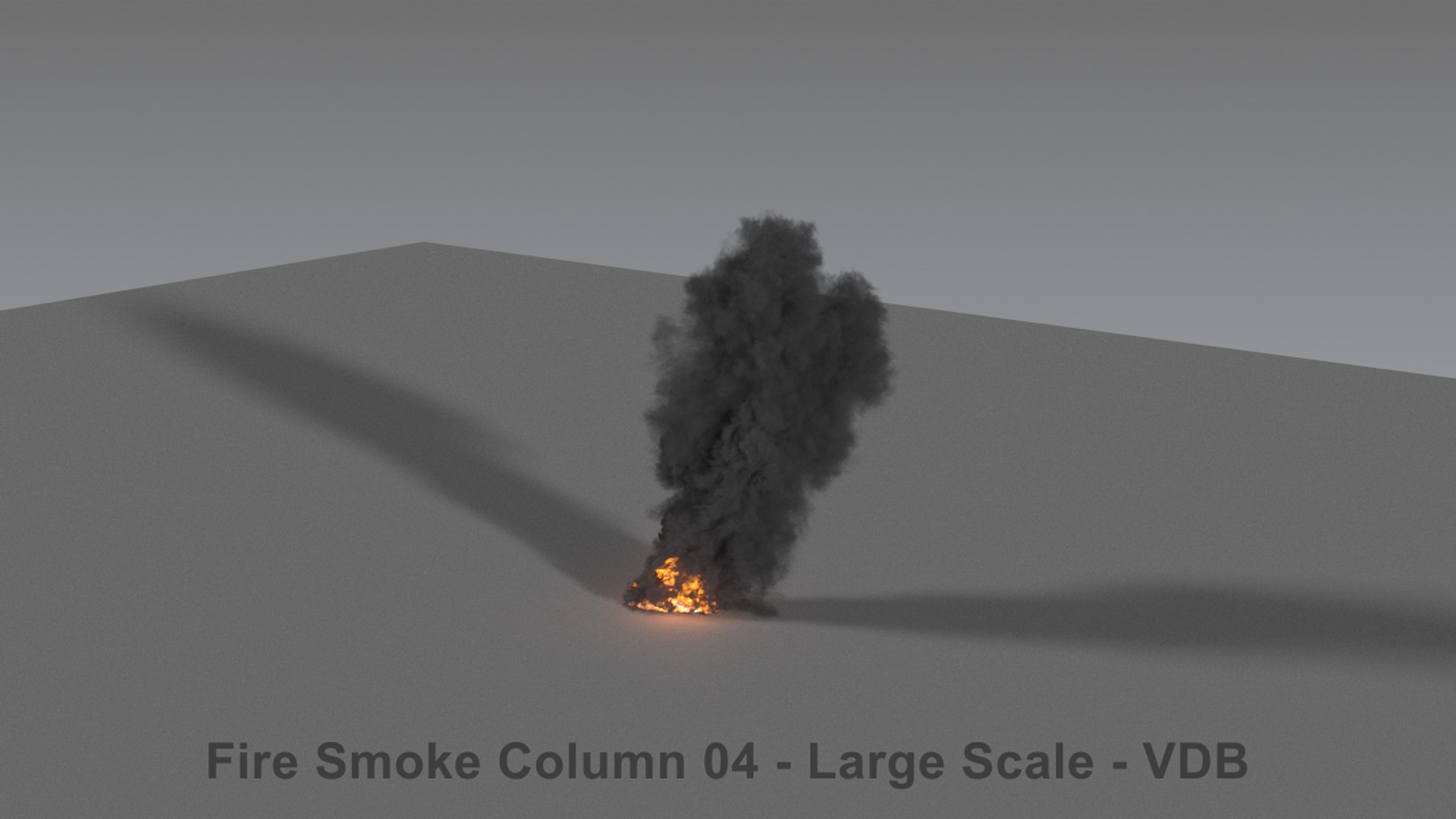 Smoke Column Large Scale 3D Model - TurboSquid 1649360