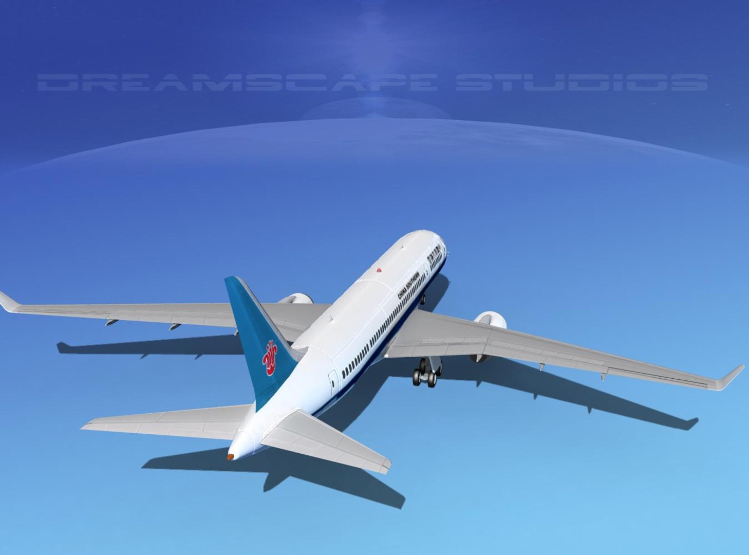 Airline Boeing 787-8 787 3d Dwg