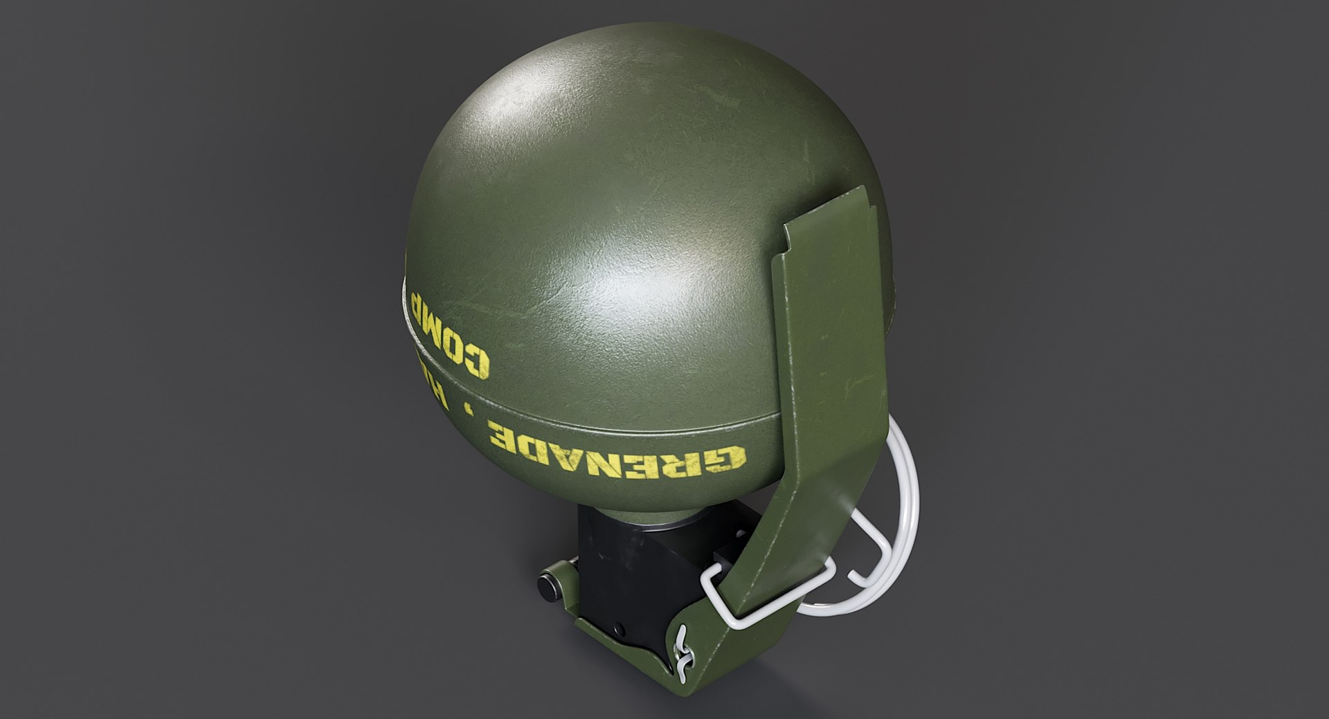 Tmc m67 frag grenade model - TurboSquid 1392422