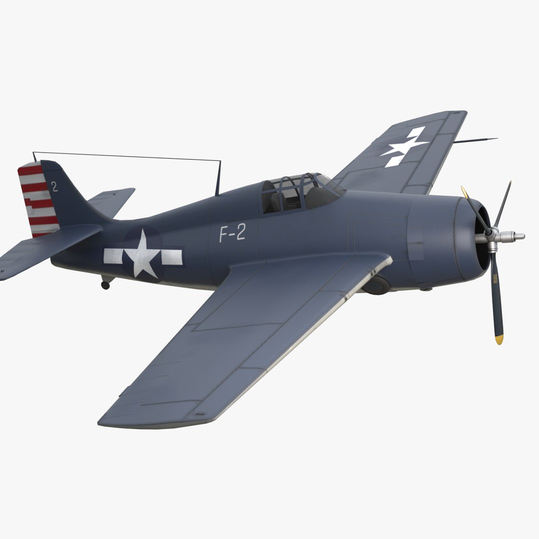 Grumman F4F Wildcat 3D - TurboSquid 1966445