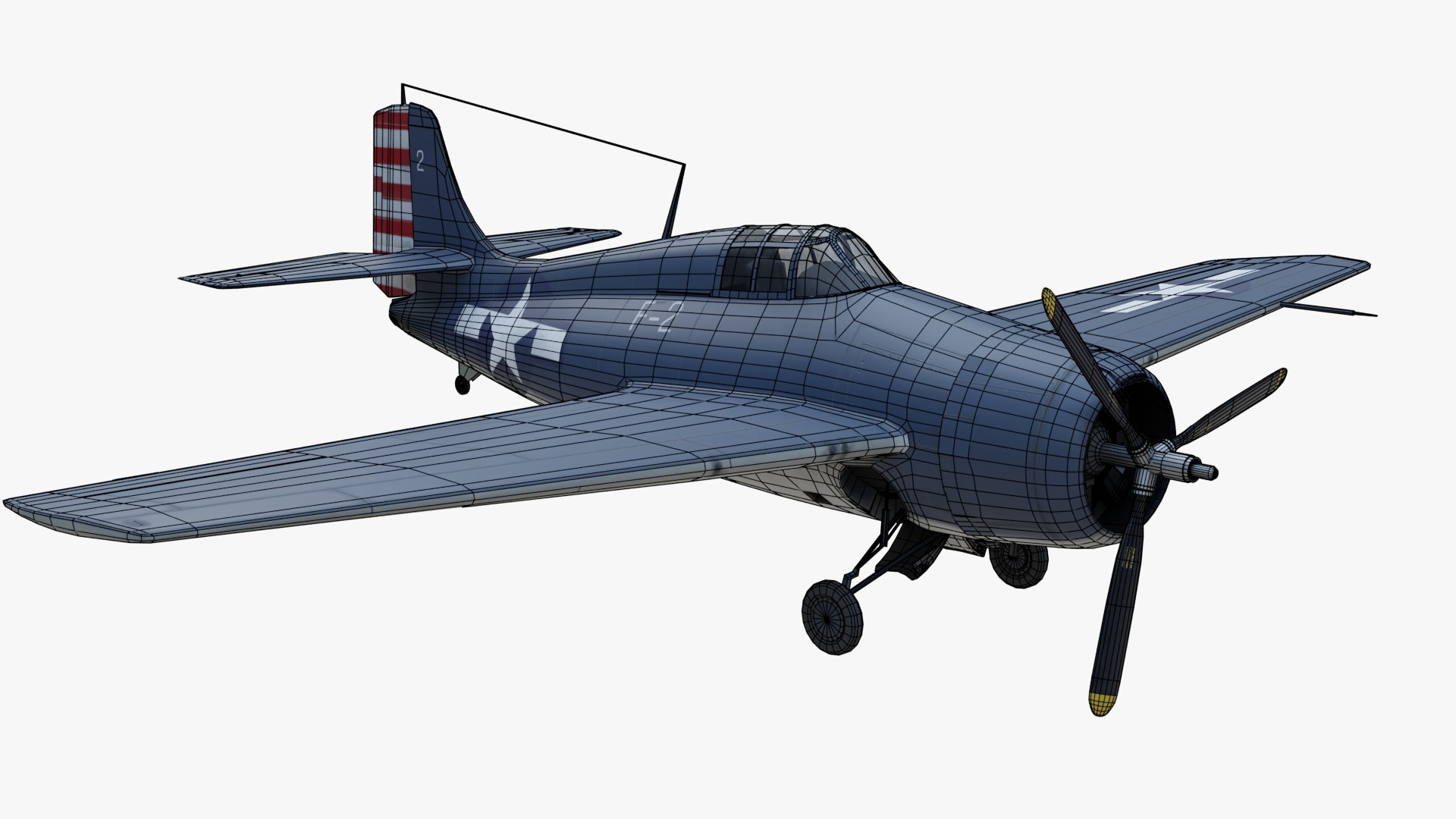 Grumman F4F Wildcat 3D - TurboSquid 1966445