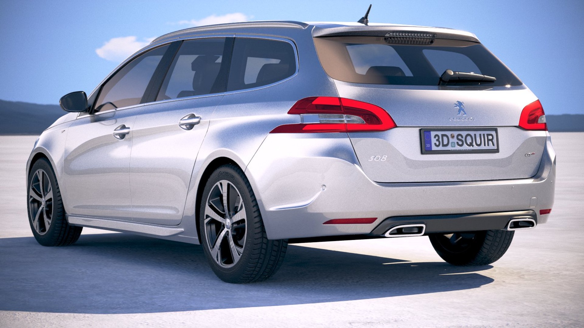 Peugeot 308 Sw 3D Model - TurboSquid 1274505