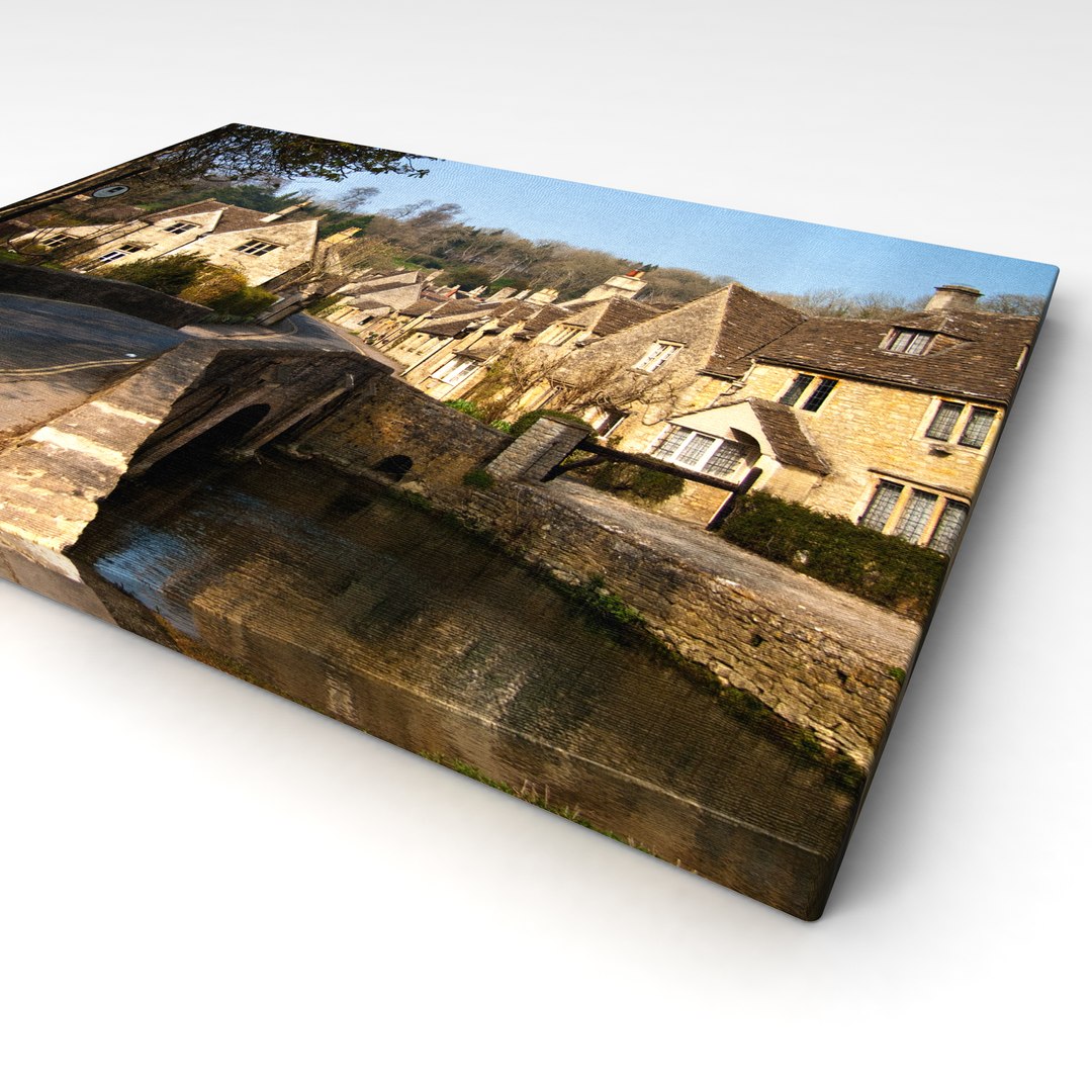 canvas wall photo 3d model