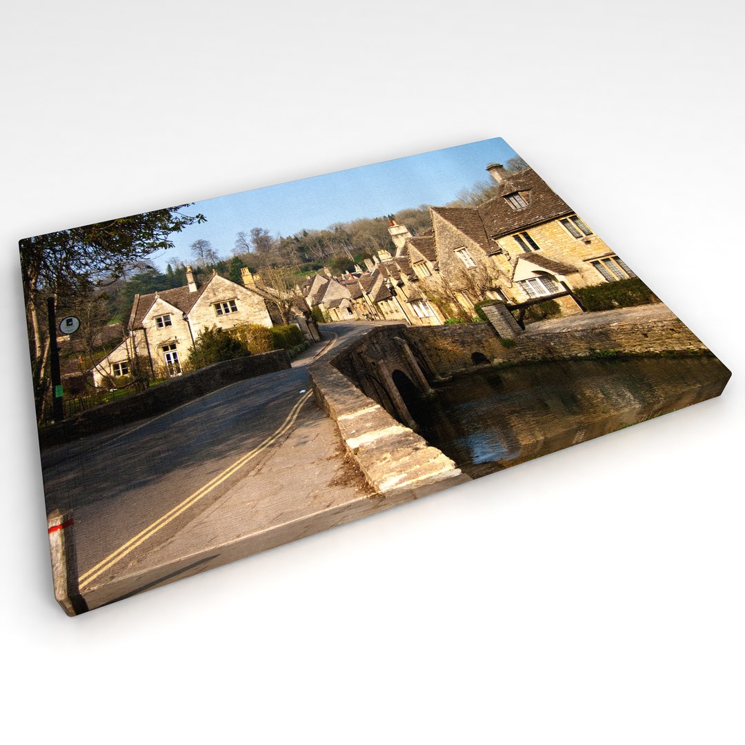 canvas wall photo 3d model