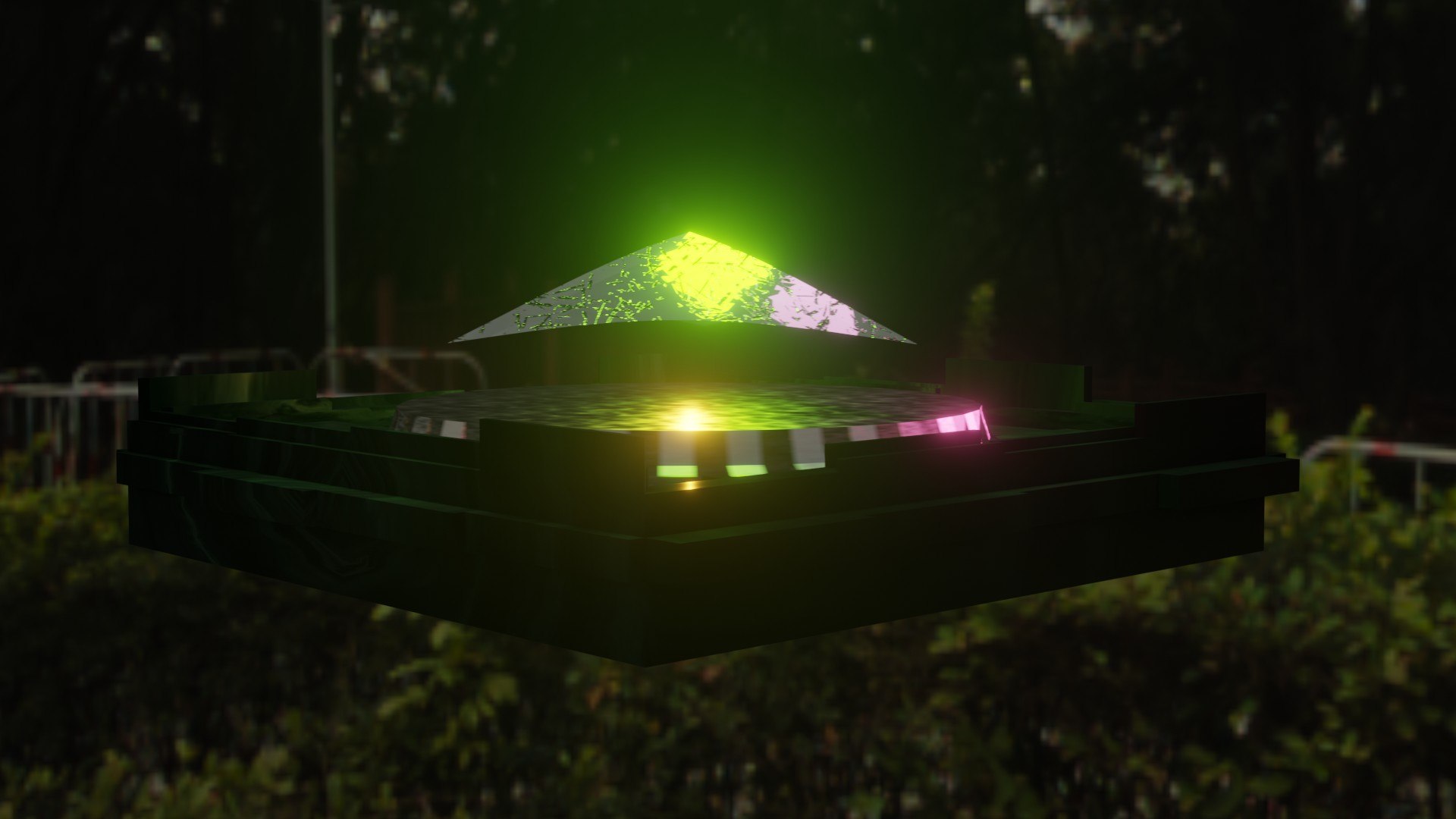 3D Flying Triangular Space Ship Model - TurboSquid 2230346