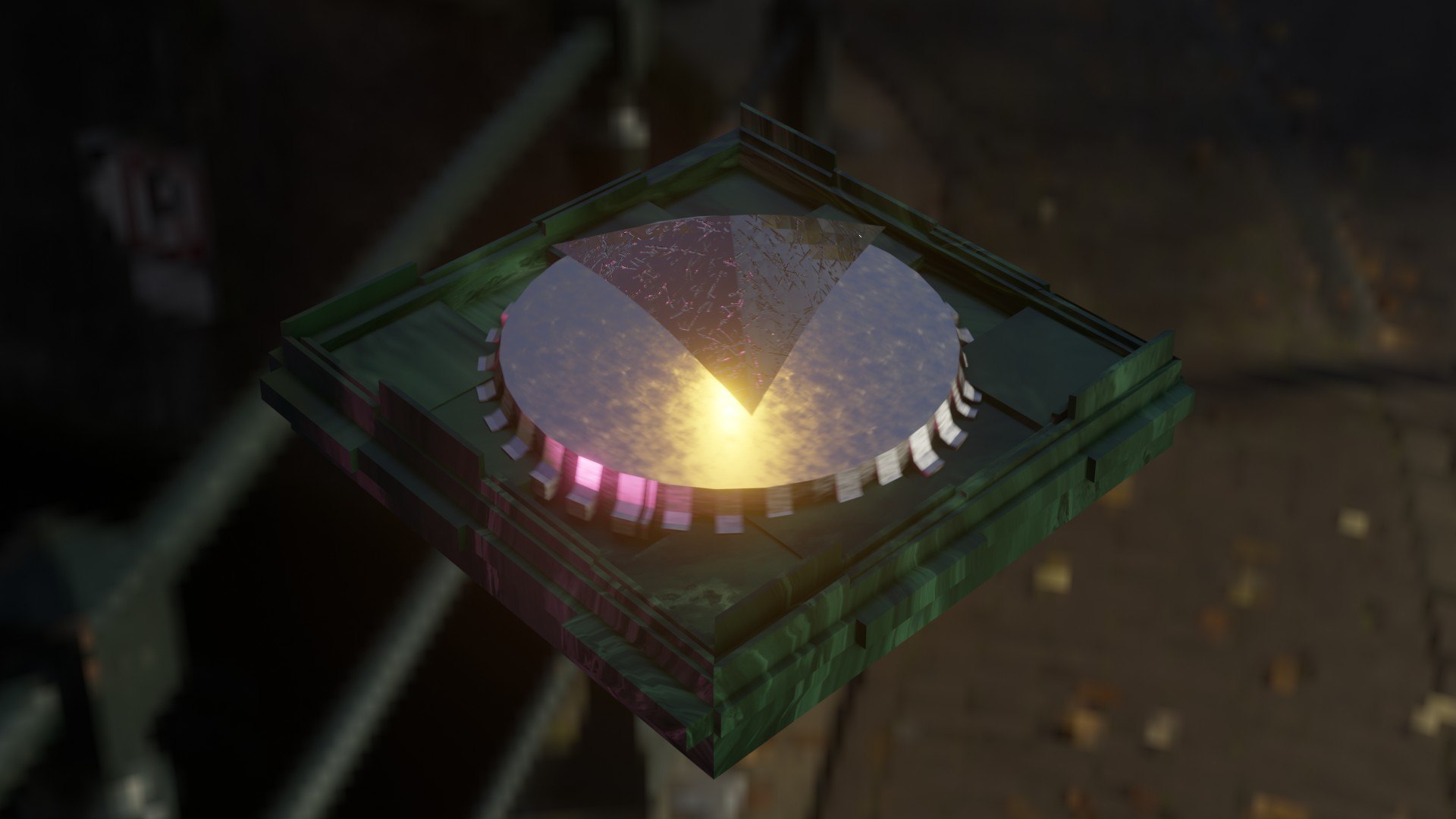 3D Flying Triangular Space Ship Model - TurboSquid 2230346