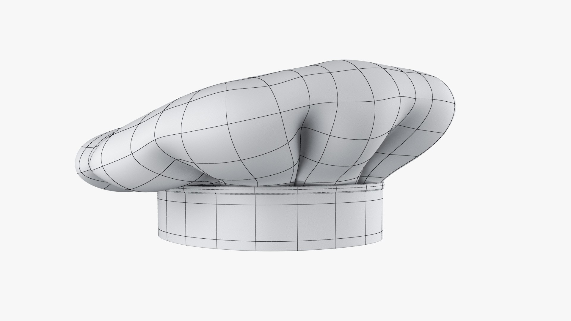 Chef Hat 3D Model - TurboSquid 1963100