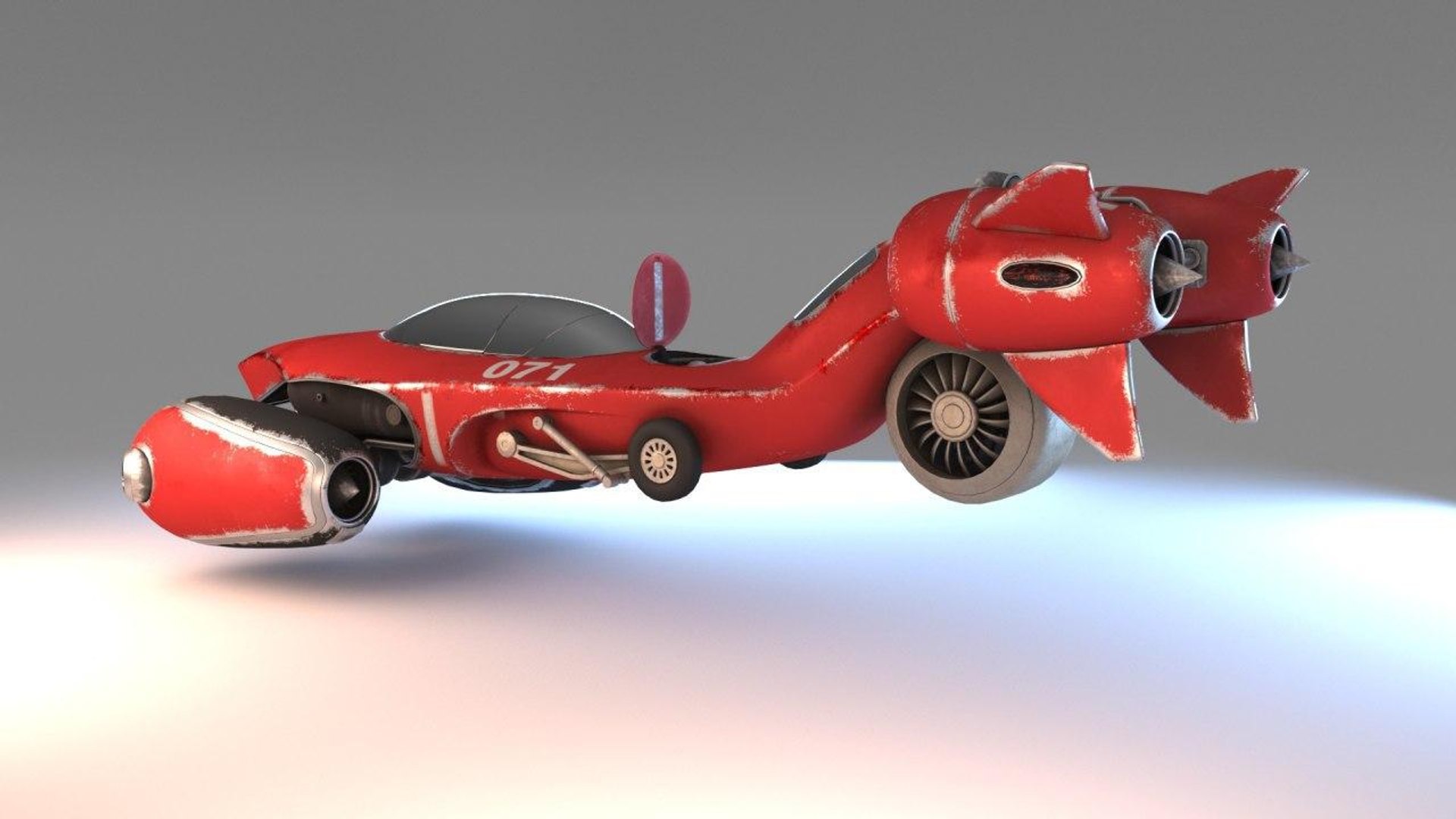 Hover Speed Car Model - TurboSquid 1625447