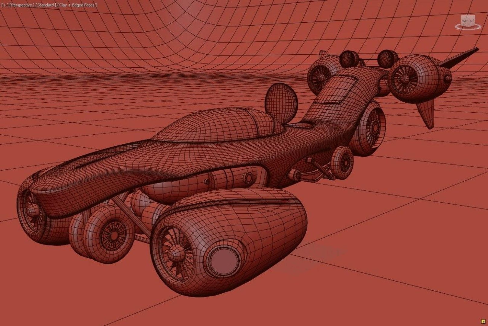 Hover Speed Car Model - TurboSquid 1625447