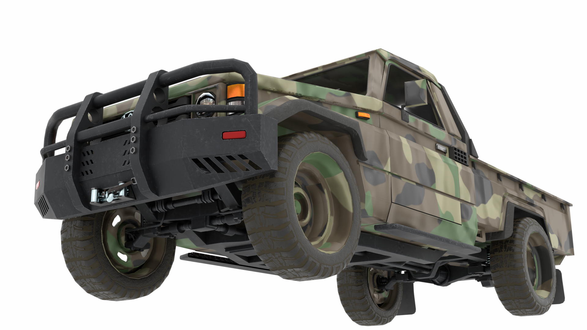 Toyota FZJ75 3D model - TurboSquid 1760643