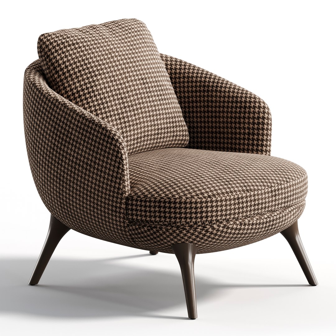 Raphael Armchair By Minotti 3D - TurboSquid 2134771