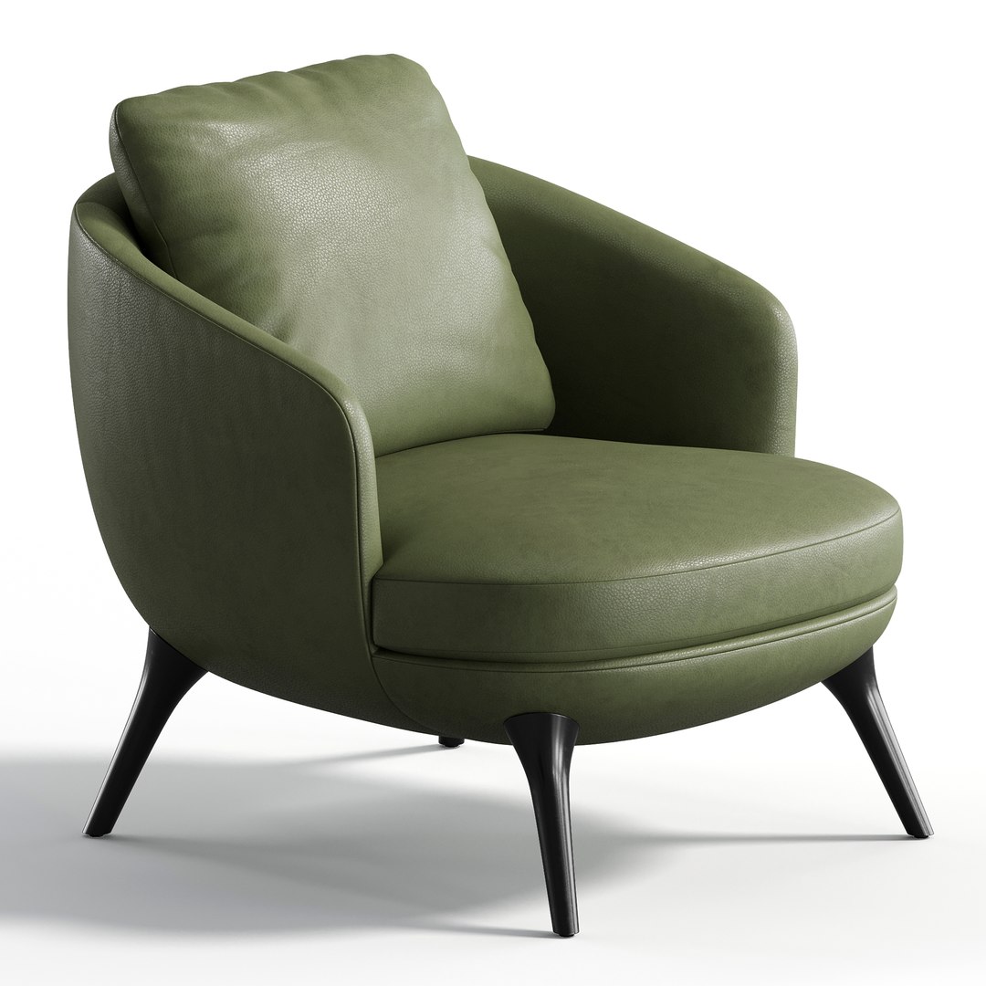Raphael Armchair By Minotti 3D - TurboSquid 2134771