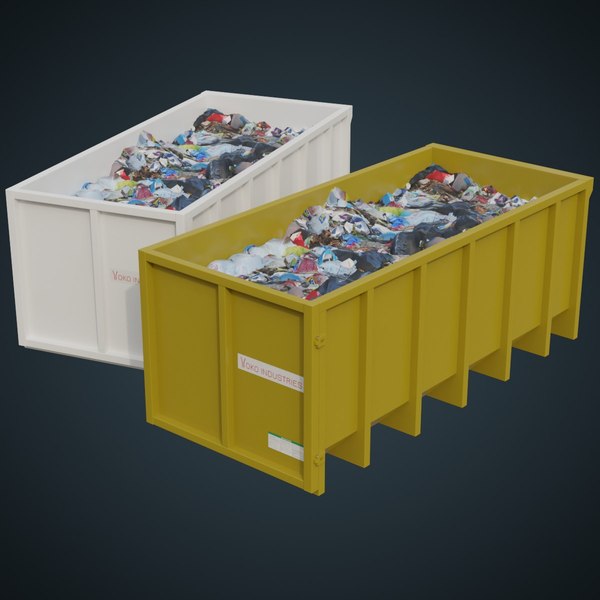 Garbage Container 3A 3D model - TurboSquid 1733036