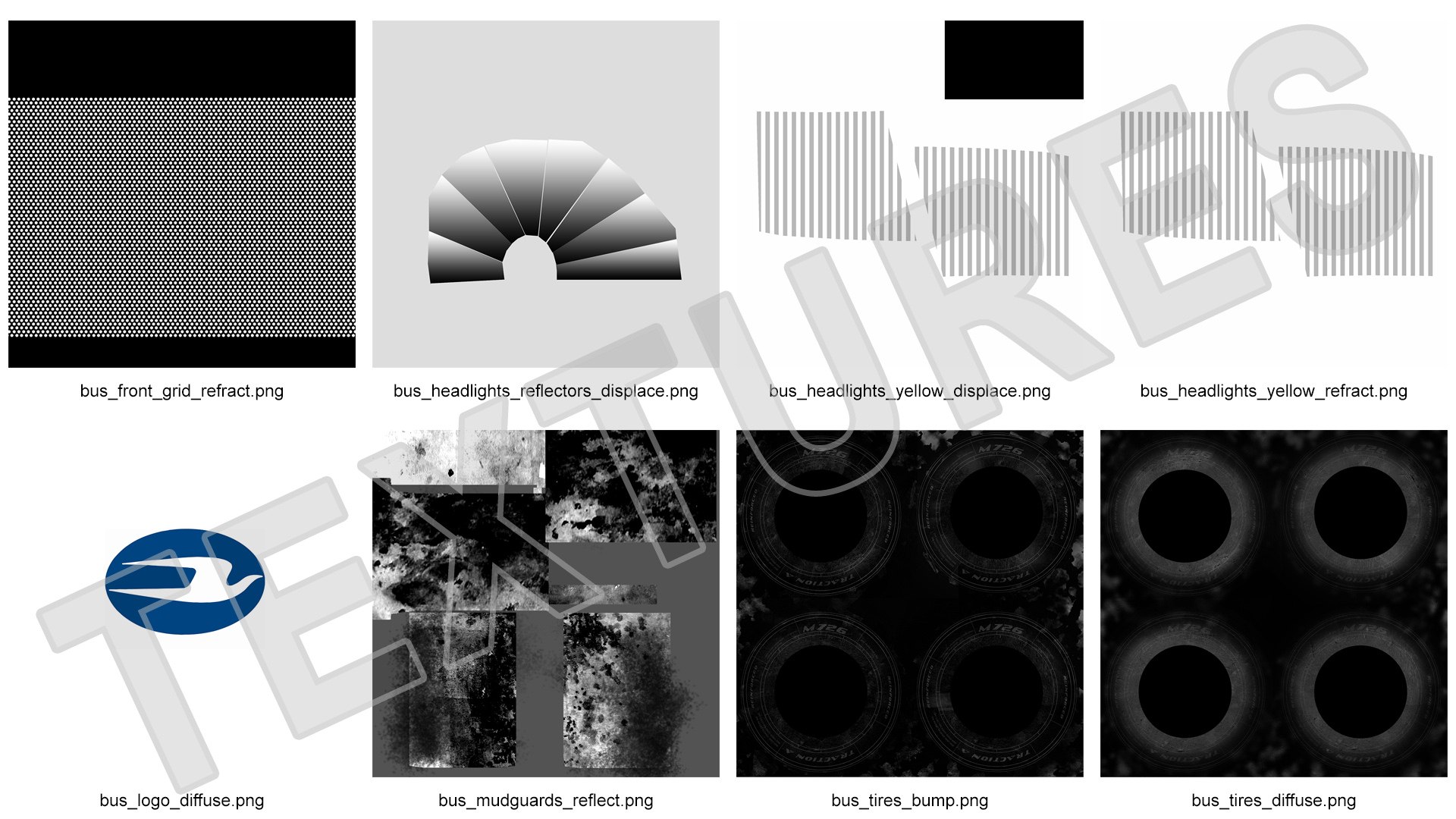 3D Blue Bird Vision Commercial Bus Rigged - TurboSquid 1769455